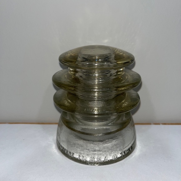 Art | Vintage Armstrongs Tw 75 54 Clear Glass Insulator | Poshmark